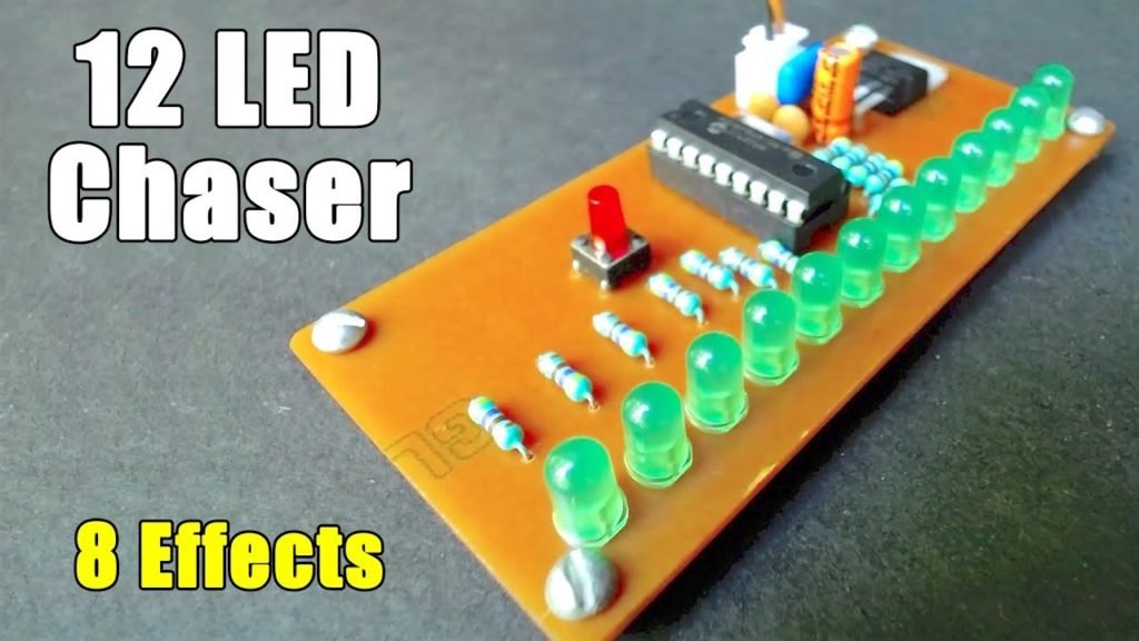 Make 12 LED Chaser - Electronics Projects Hub Make 12 LED Chaser - Electronics Projects Hub