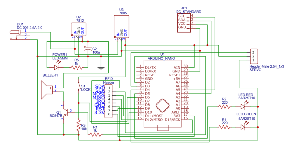 How To Make Rfid Door Lock System Using Arduino Electronics Projects Hub